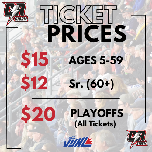 Tickets - Campbell River Storm Jr Hockey Club